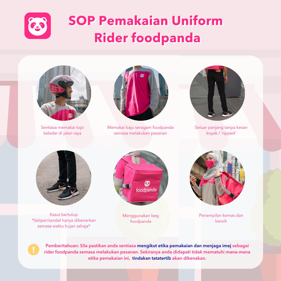 Tips Keselamatan | pandariders | foodpanda MY