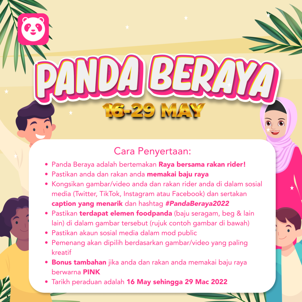 Panda Beraya | pandariders | foodpanda MY