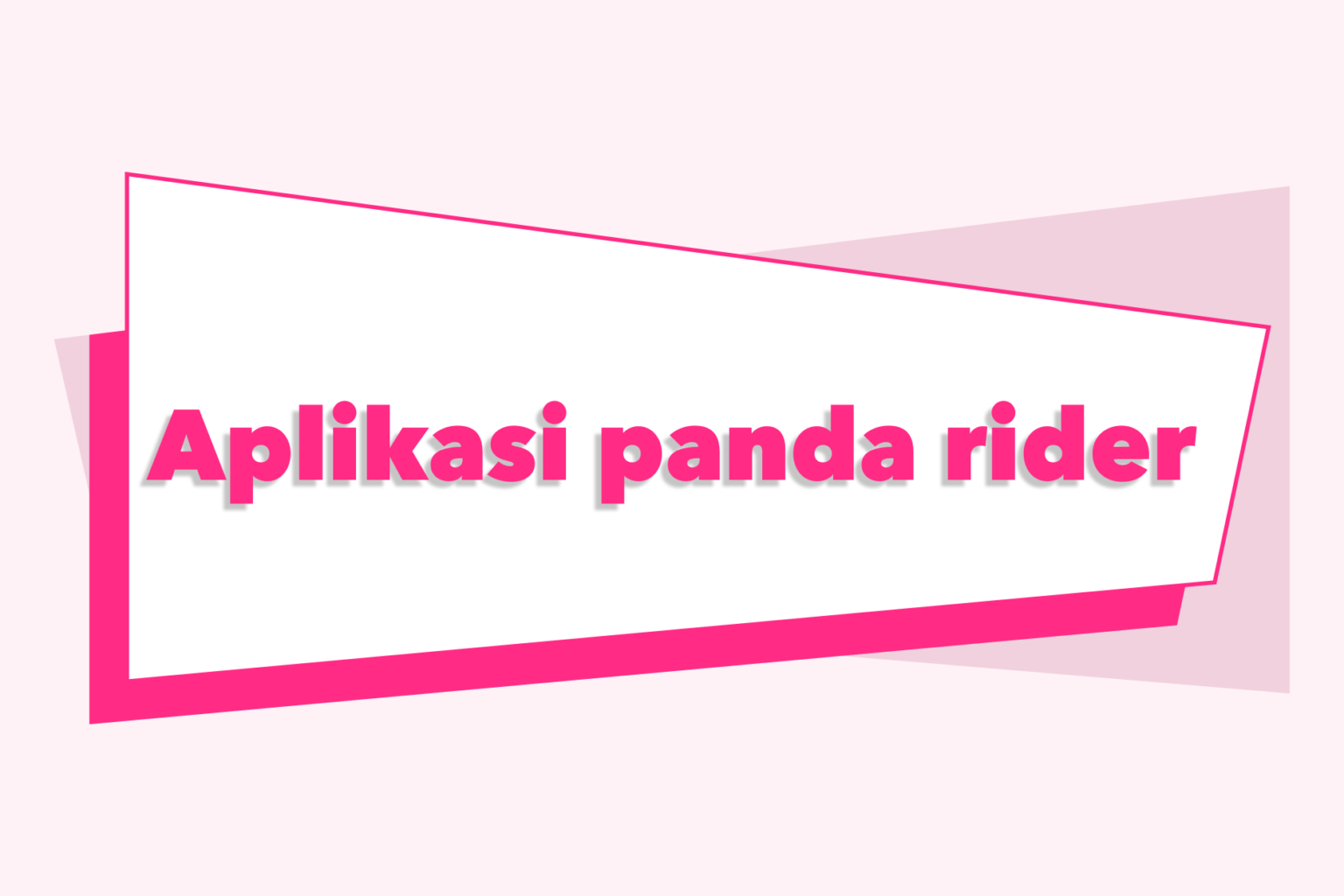 Panda rider | pandariders | foodpanda MY