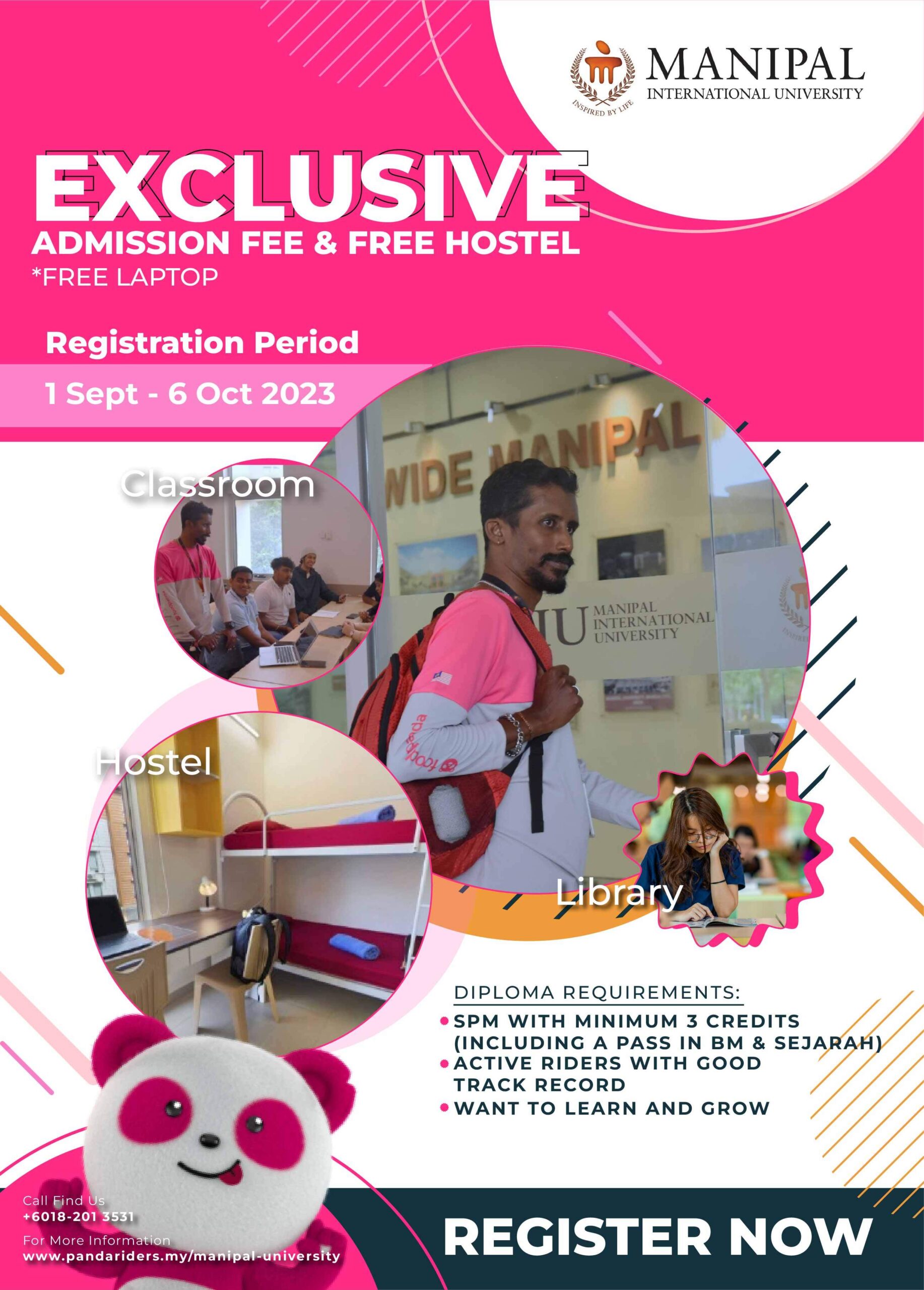 Manipal University | Pandariders | foodpanda MY